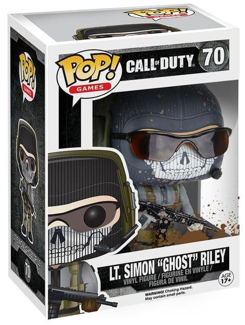 Call Of Duty Lt. Simon Ghost Riley Vinyl Figure 70 Keräilyfiguuri ...