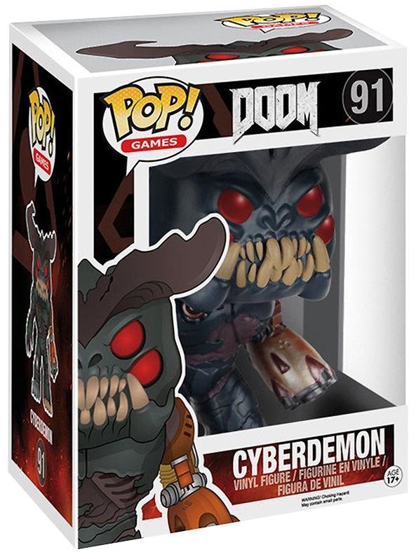 Doom Cyberdemon Vinyl Figure 91 Keräilyfiguuri - Pelikauppa24.fi